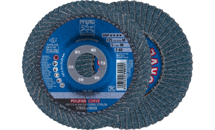 POLIFAN PFERD PFR 125-M Z40 SGP CURVE STEELOX POLIFAN PFERD PFR 125-M Z40 SGP CURVE STEELOX ...